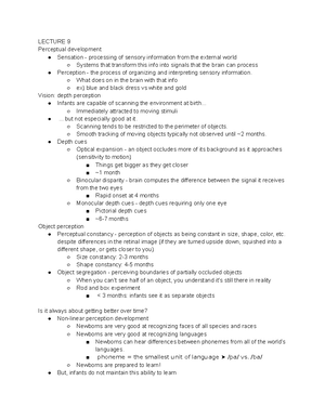 Child Psychology Notes - Module 1: Choose Your Adventure Select one or ...