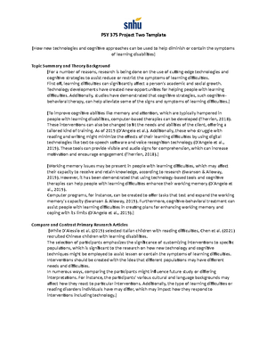 PSY-222 Chapter 5 notes - PSY-222 Research Methods Spring 2022 / Term 3 ...