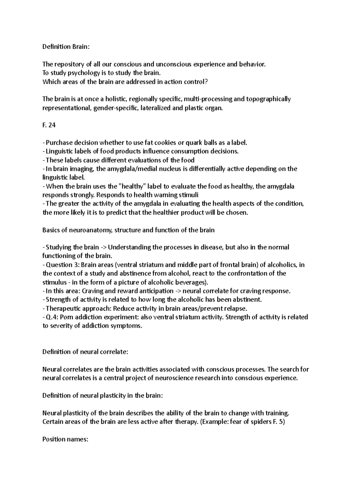 Definition Brain - Social psycho - Definition Brain: The repository of ...