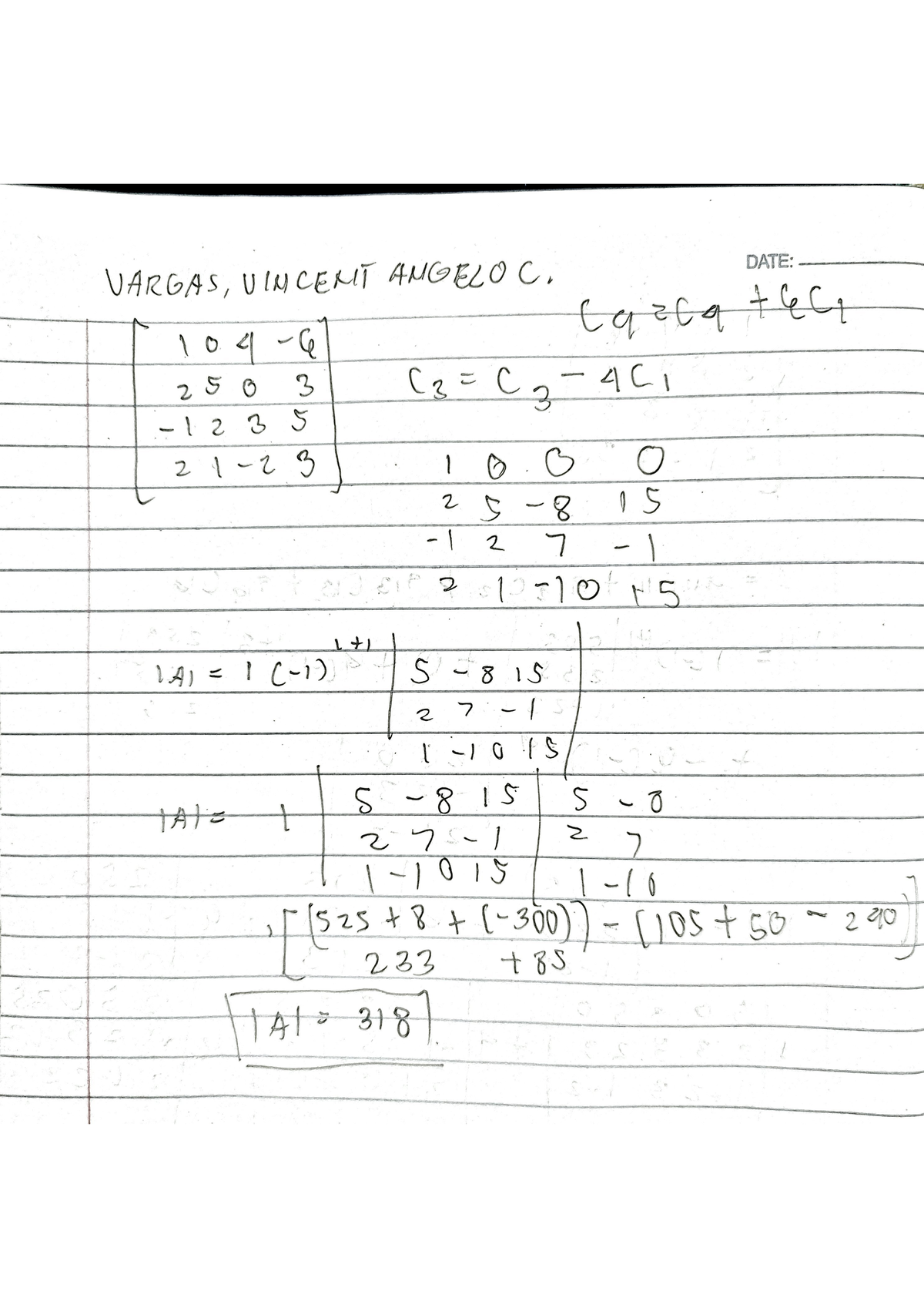 Vargas, Vincent PDF Assignment - BS in Mechanical Engineering - Studocu