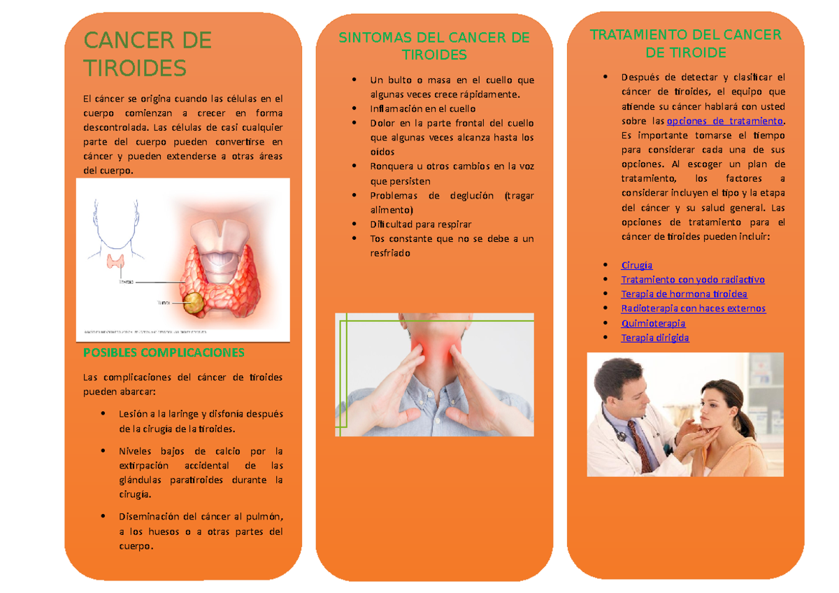 Tríptico de cáncer de tiroides y paratiroides - Jaime Jara Alvarado ...