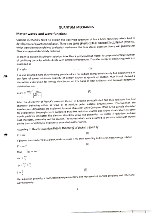 Physics Chapter -1 WAVE Optics - Engineering Physics - Studocu