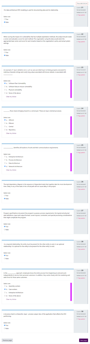 Graded Quiz Unit 7 Attempt review - Started on Wednesday, 15 March 2023 ...