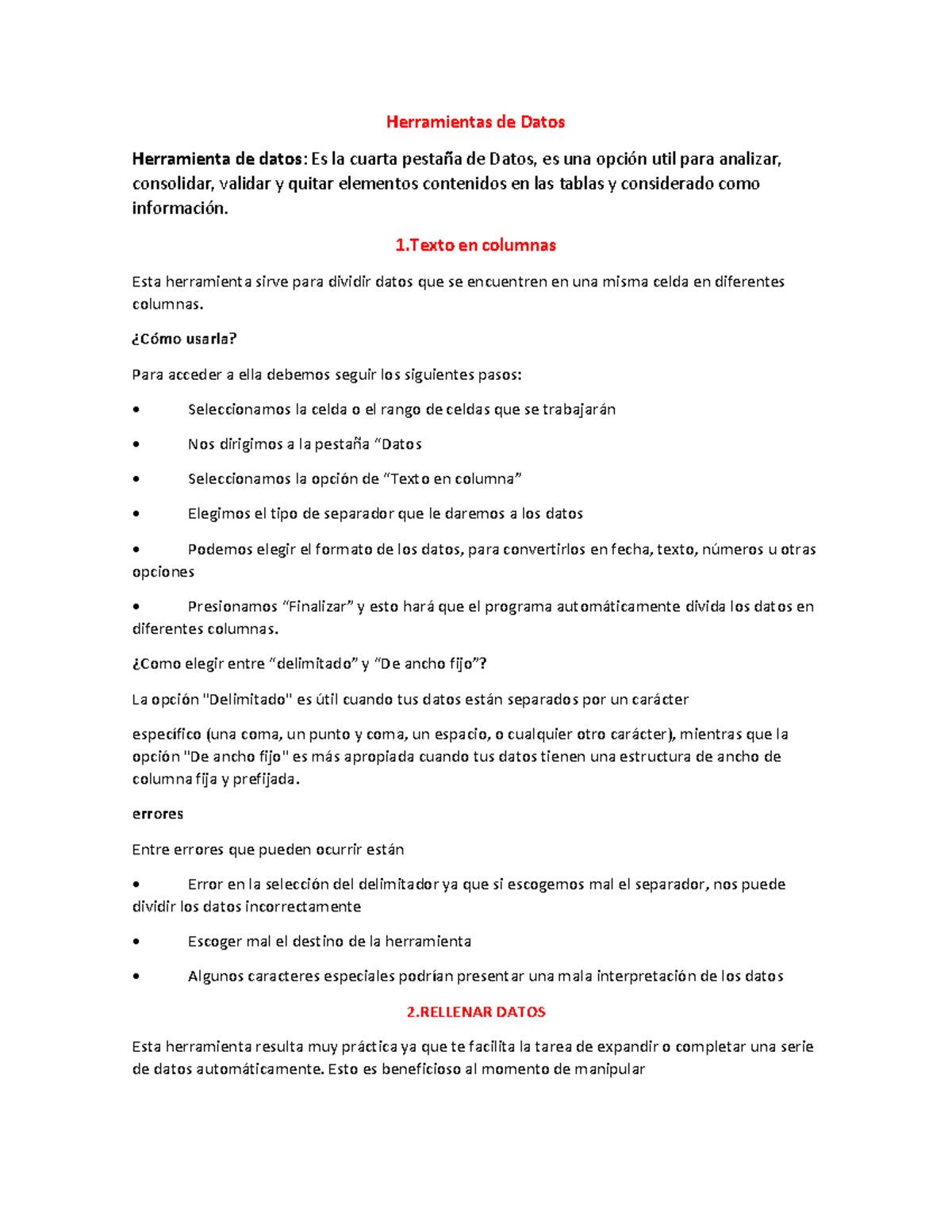 Herramientas de Datos - Wkskw - Herramientas de Datos Herramienta de ...