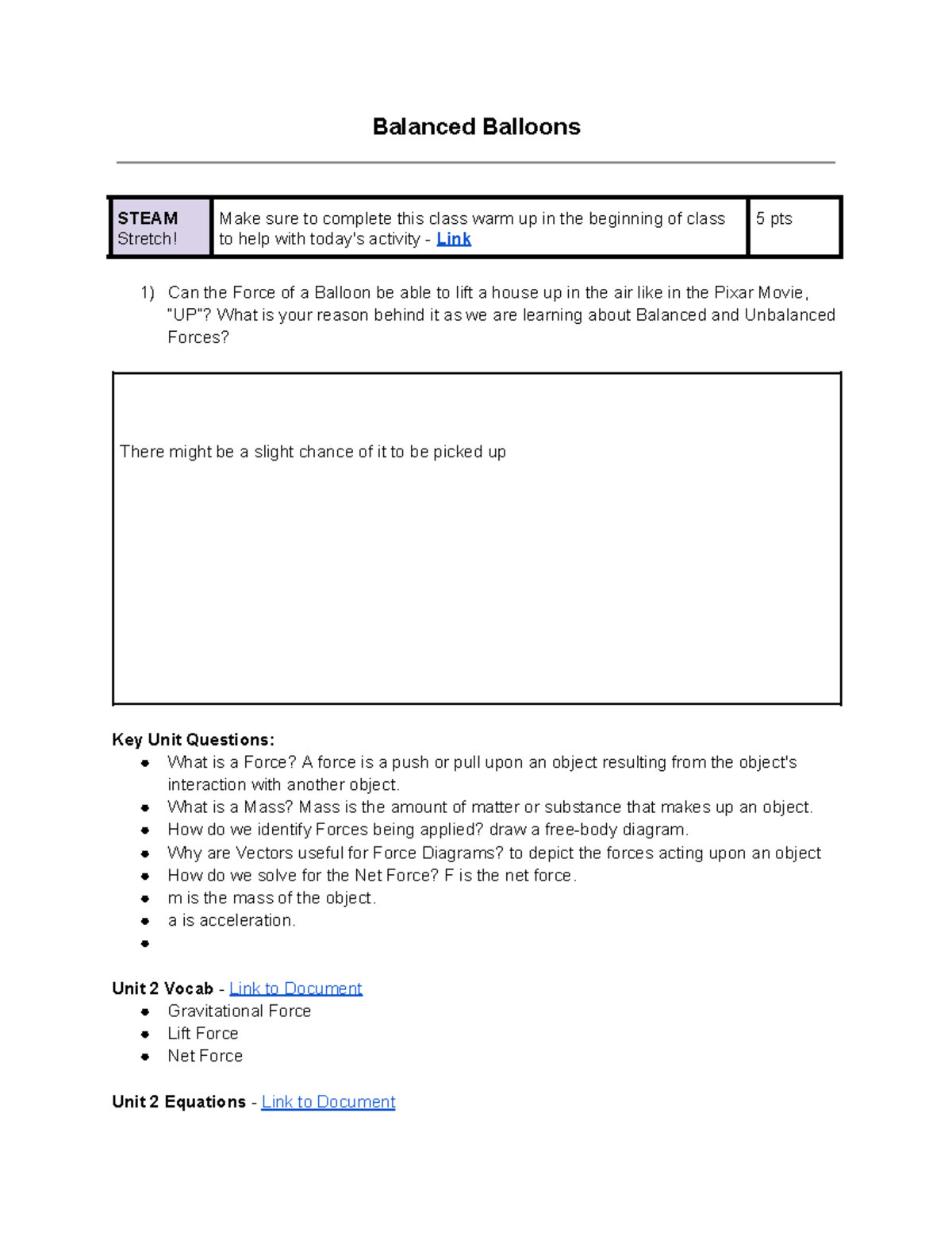 Balanced Balloons - Balanced Balloons STEAM Stretch! Make sure to ...