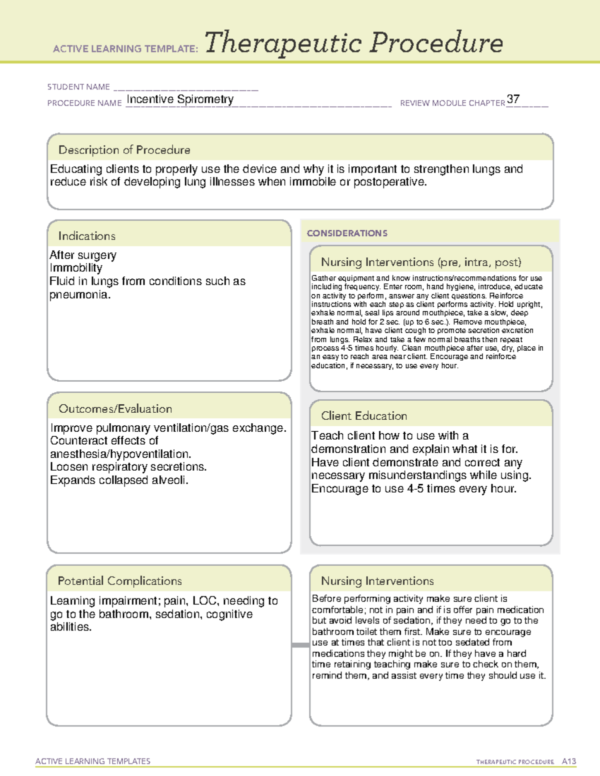 ALT Incentive spirometer - ACTIVE LEARNING TEMPLATES THERAPEUTIC ...