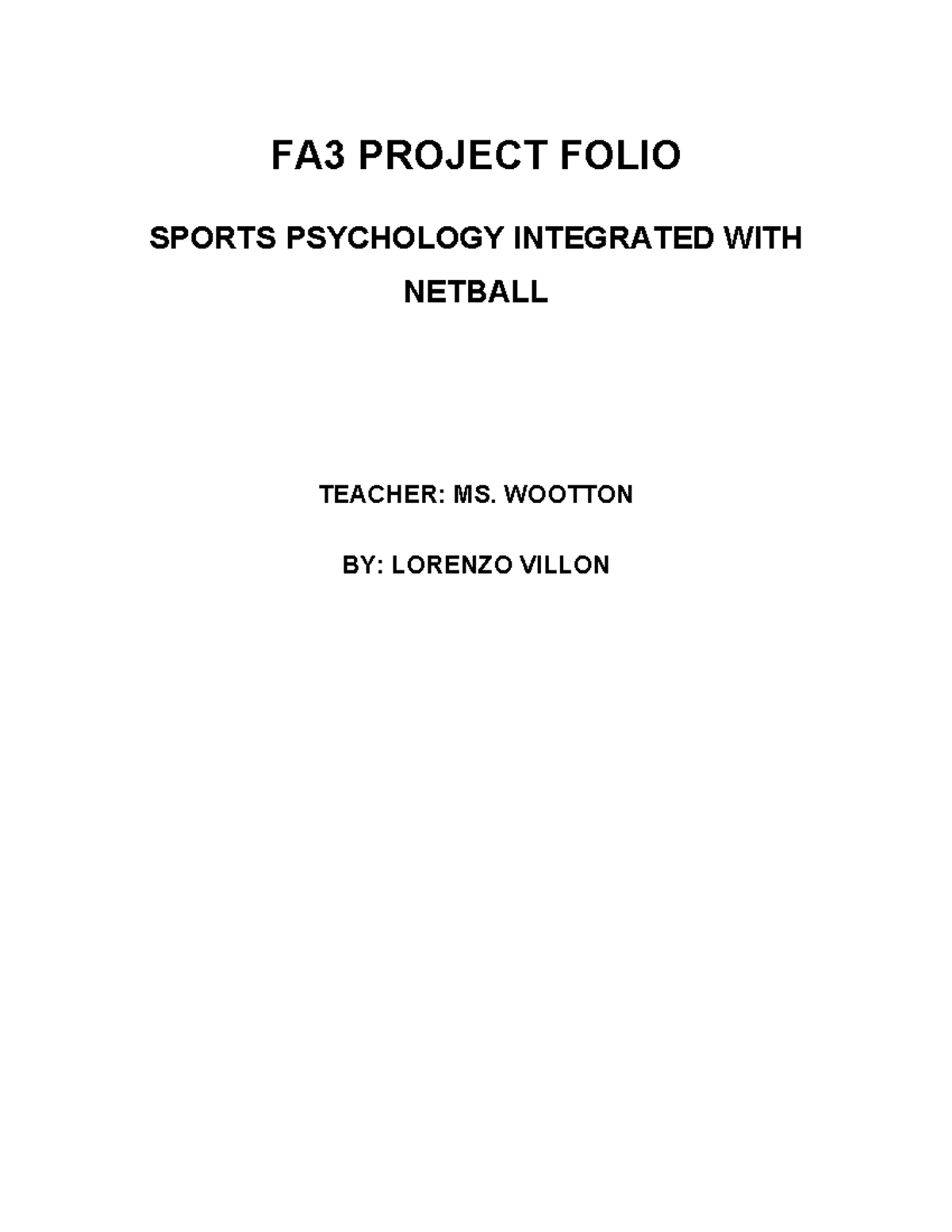 HPE Written Final Submission 17/20 Investigation Report - FA3 PROJECT ...