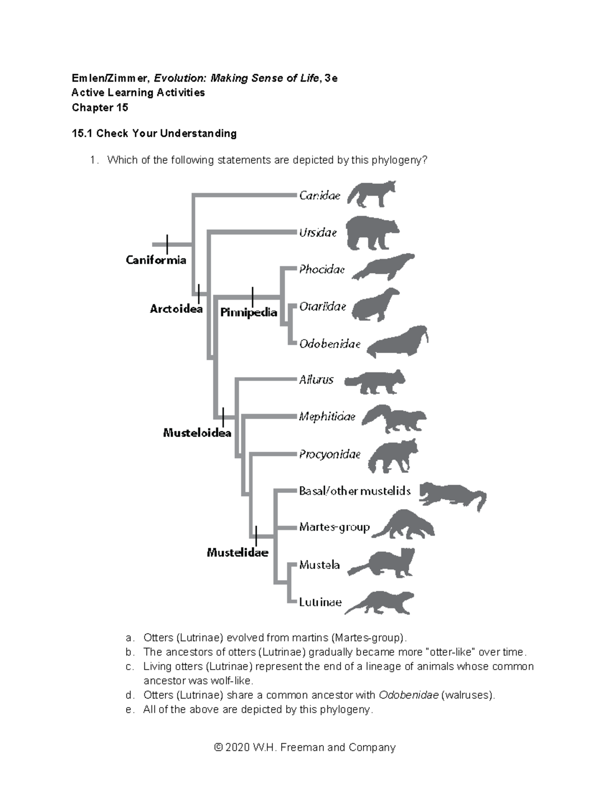 active learning writing - Emlen/Zimmer, Evolution: Making Sense of Life ...