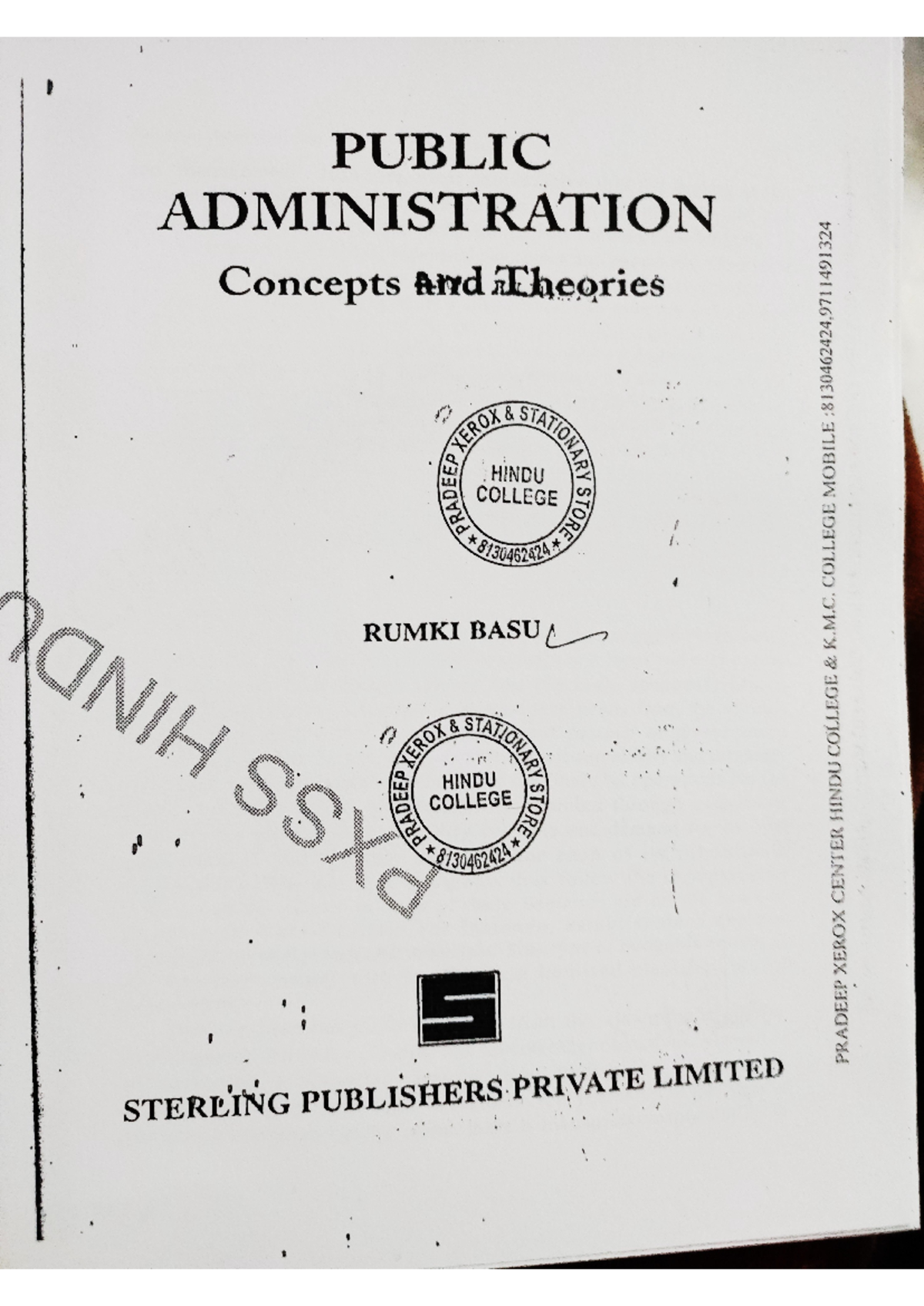 Budget, Rumki Basu, Financial Administration - Political science - Studocu