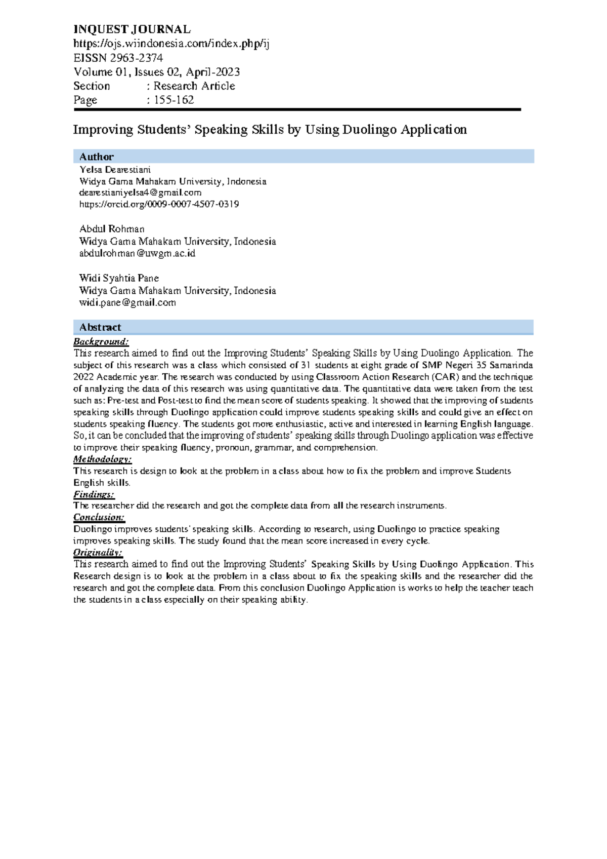 179-Article Text-293-1-10-20230521 - ojs.wiindonesia/index.php/ij EISSN ...