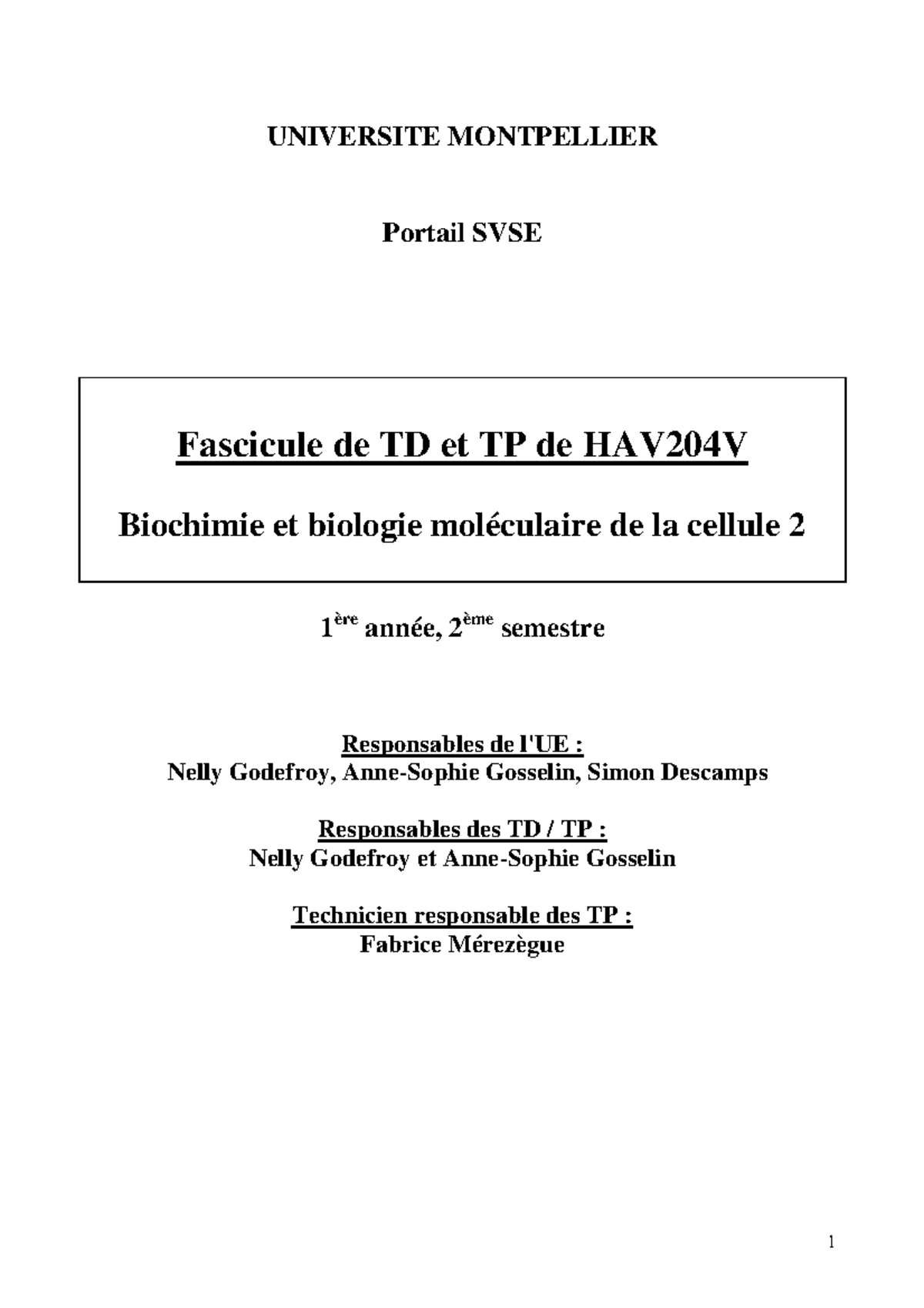 Polycop TP HAV204V 2021-2022 - UNIVERSITE MONTPELLIER Portail SVSE ...