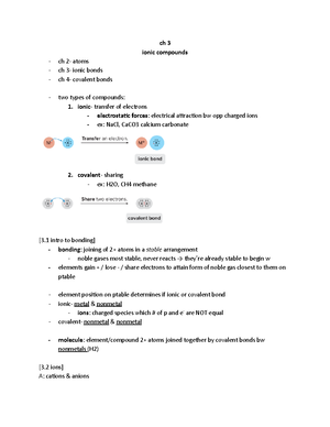 Chapters 3 and 4 connect assignments chem103 - Chapter 3 Connect ...