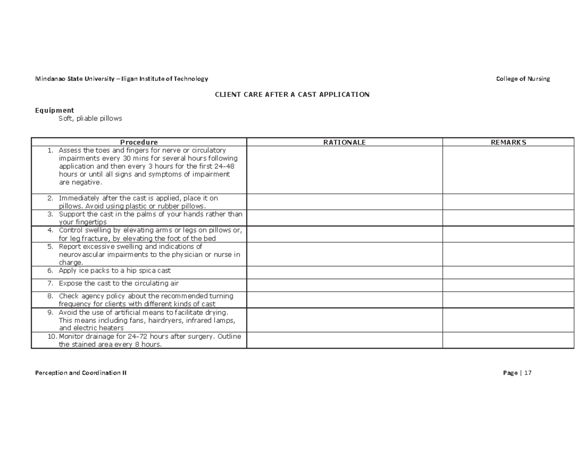 006 Client CARE After CAST Application Student'S COPY - Mindanao State ...