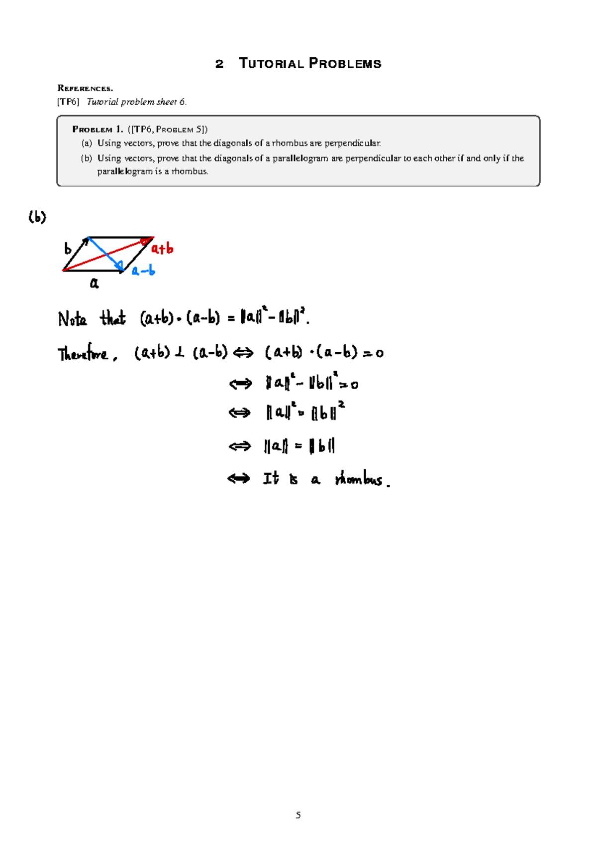 TUTORIAL 6 MA2311 - T P R￿￿￿￿￿￿￿￿￿. [TP6] Tutorial problem sheet 6. P ...