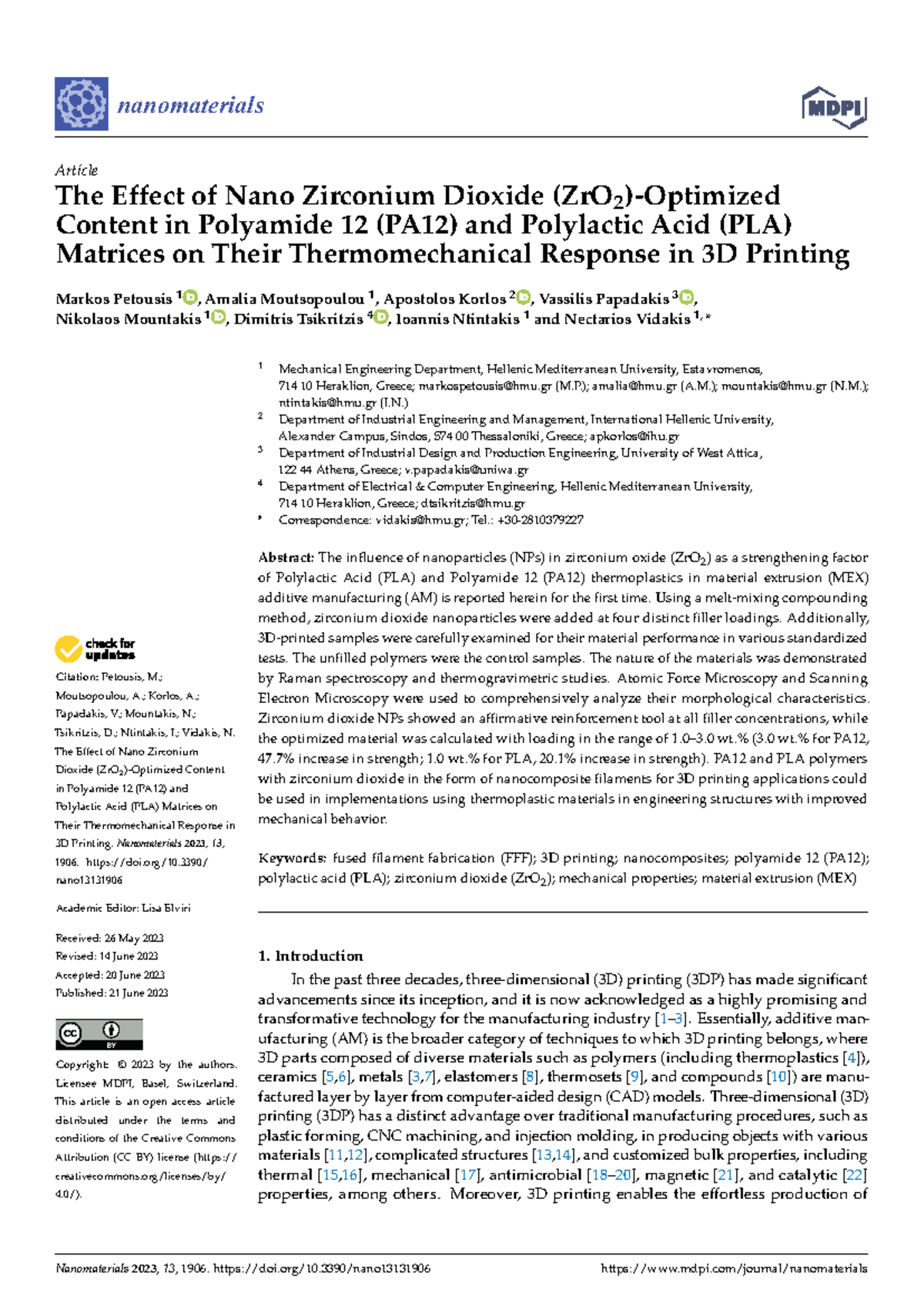 The Effect of Nano Zirconium Dioxide (Zr O2)-Optimized - Citation ...