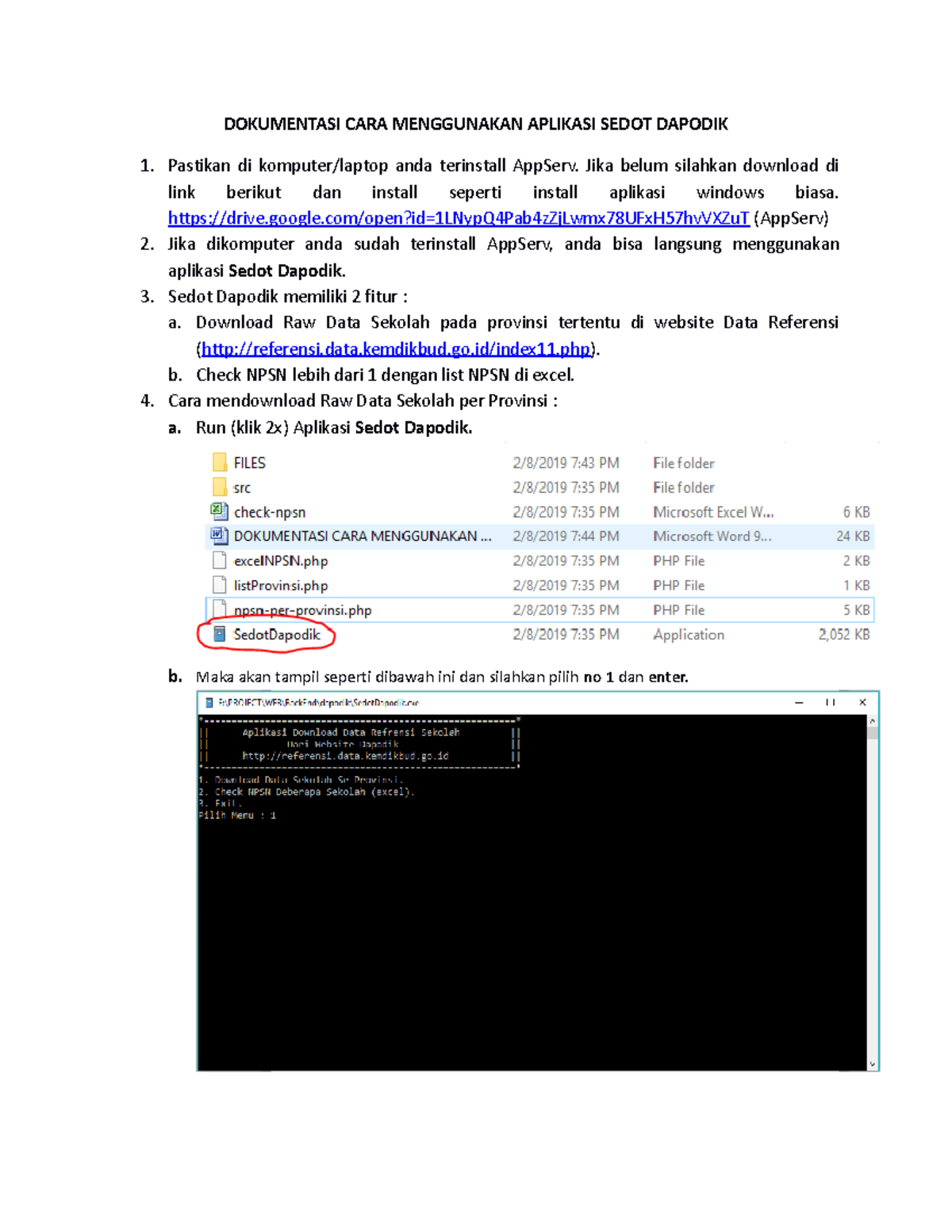 Dokumentasi CARA Menggunakan Aplikasi Sedot Dapodik - DOKUMENTASI CARA ...