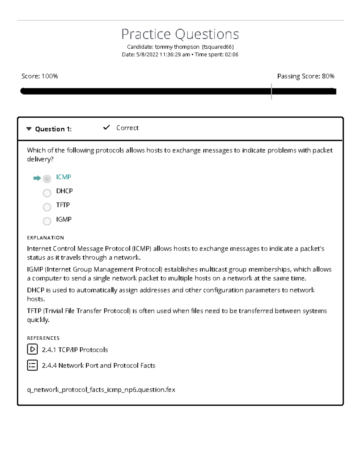 Test Out Lab Sim 2.4.6 Practice Questions - Practice Questions ...