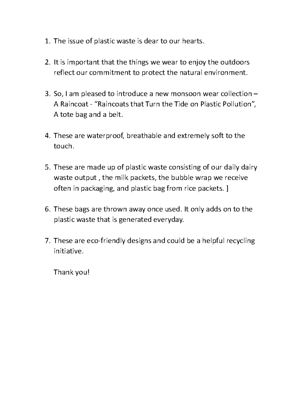 Plastic Waste - School project - The issue of plastic waste is dear to ...