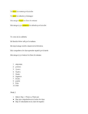 Spanish 2 notes - Que ropa te gusta llevar. (What clothes do you like ...