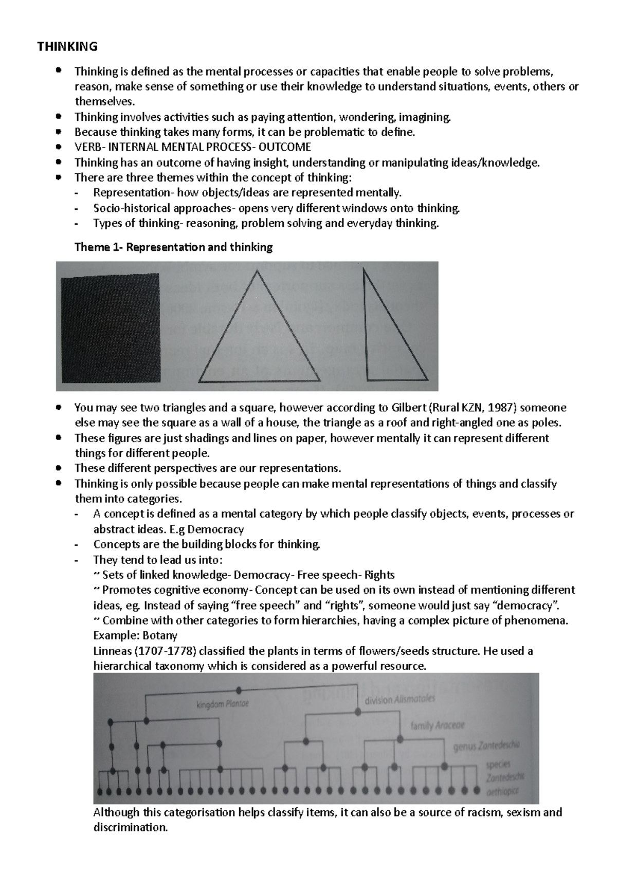 Psych 101 Thinking - These are my personal study notes made from ...