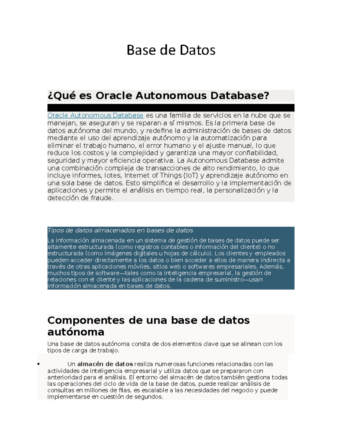 Base de Datos para la finanza de las teorias - Base de Datos ¿Qué es ...
