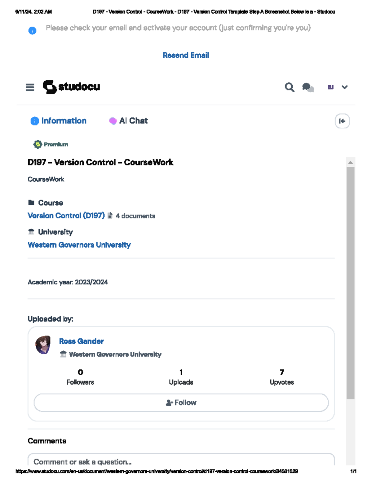 Version Control guide - Python Machine Learning II - Studocu