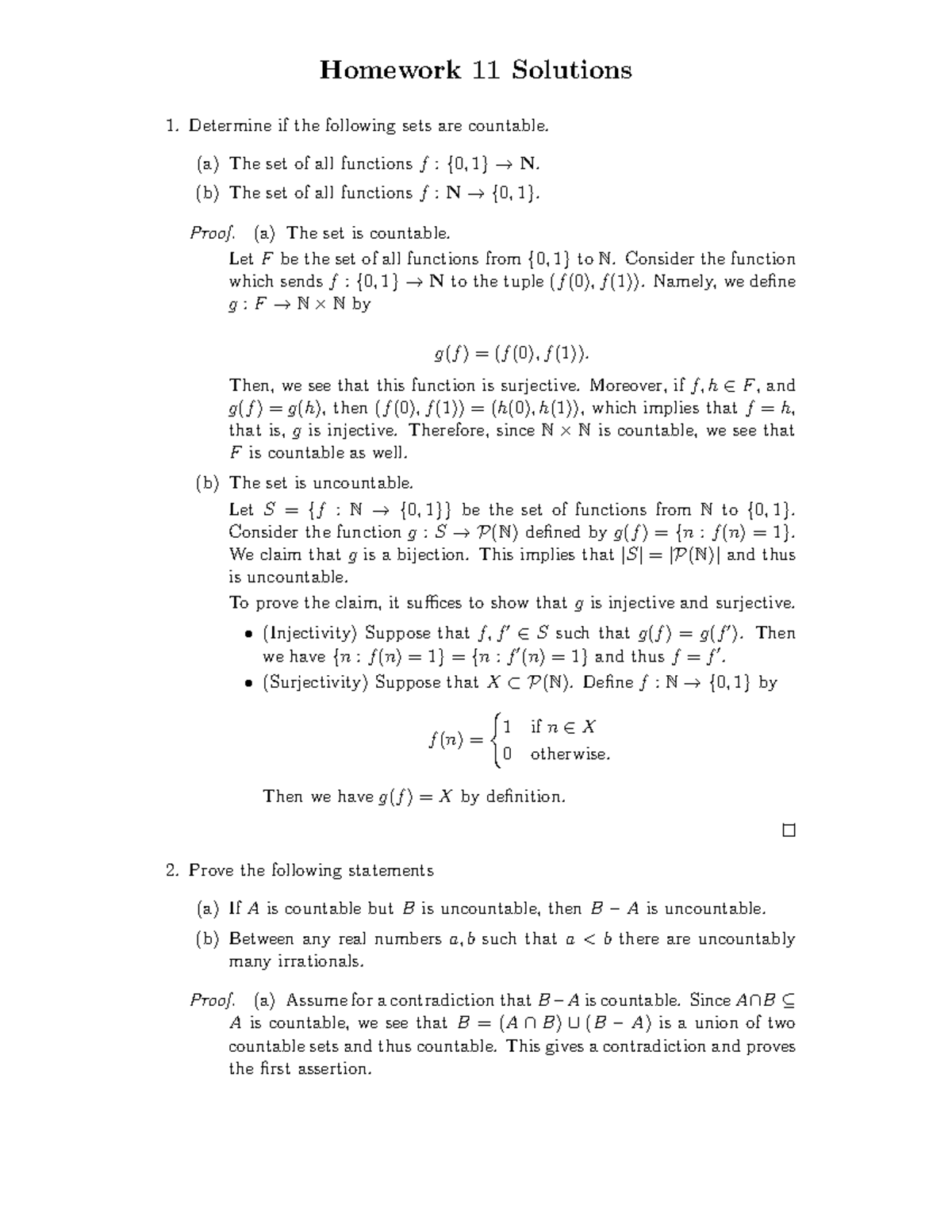 Math 220 Fall 21 Homework 11 Solutions - MATH 220 - UBC - Studocu