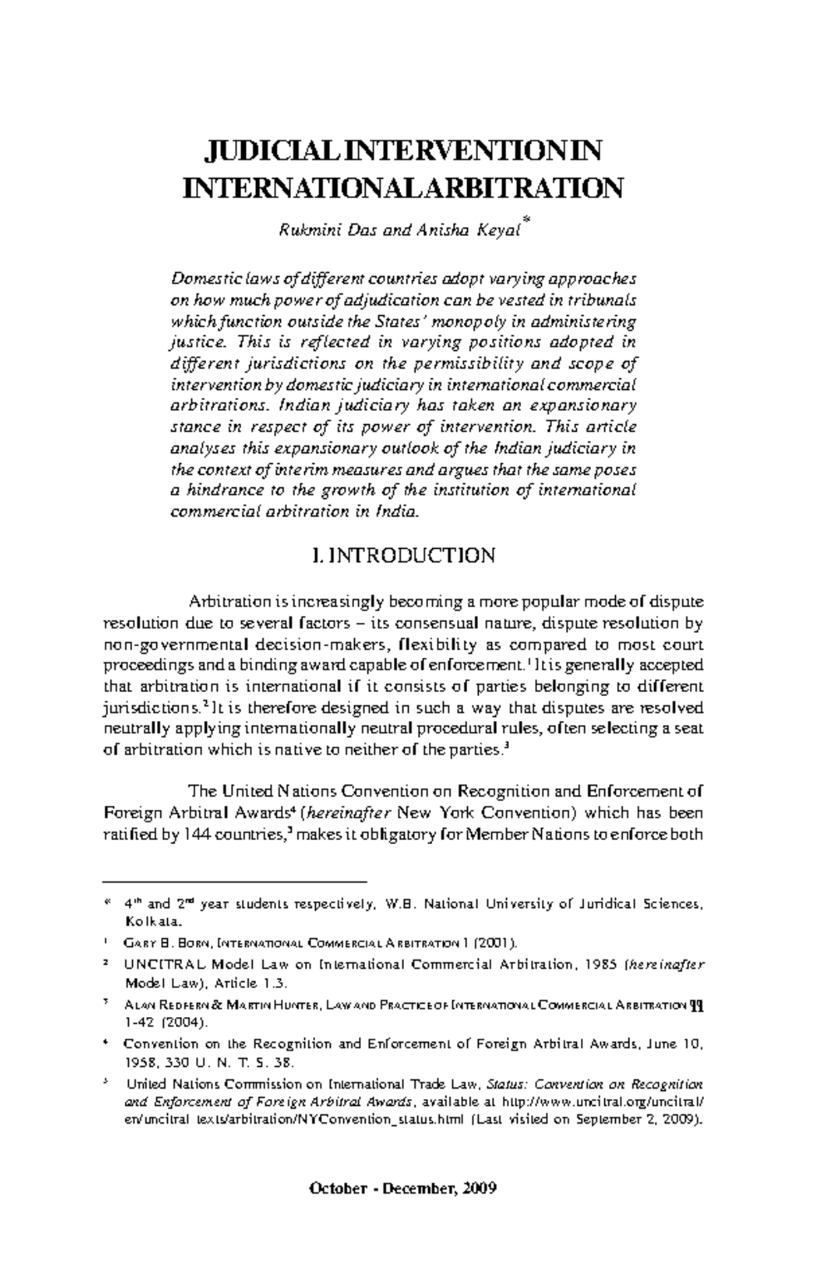 Rukmini - Summary Administrative Law - JUDICIAL INTERVENTION IN ...