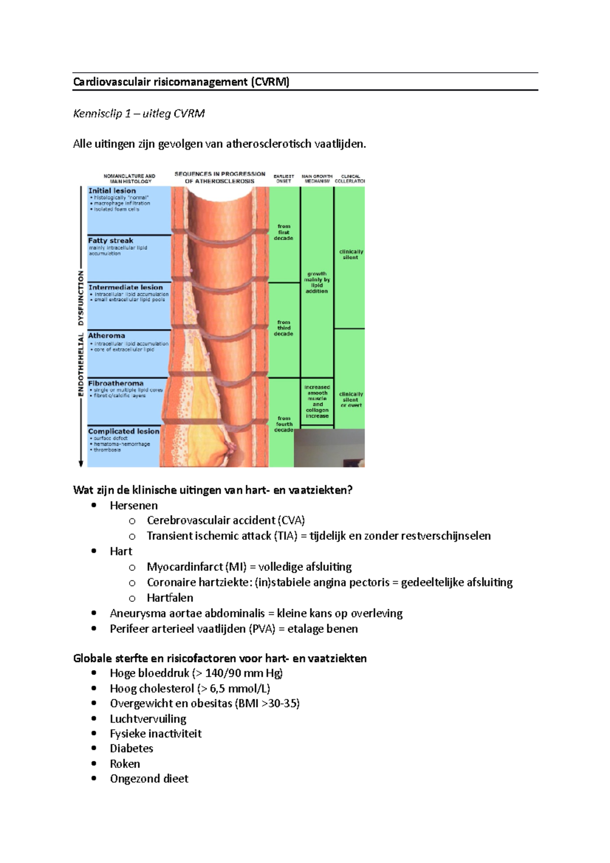 HC CVRM (kennisclip) - Cardiovasculair risicomanagement (CVRM) Kennisclip 1 – uitleg CVRM Alle ...