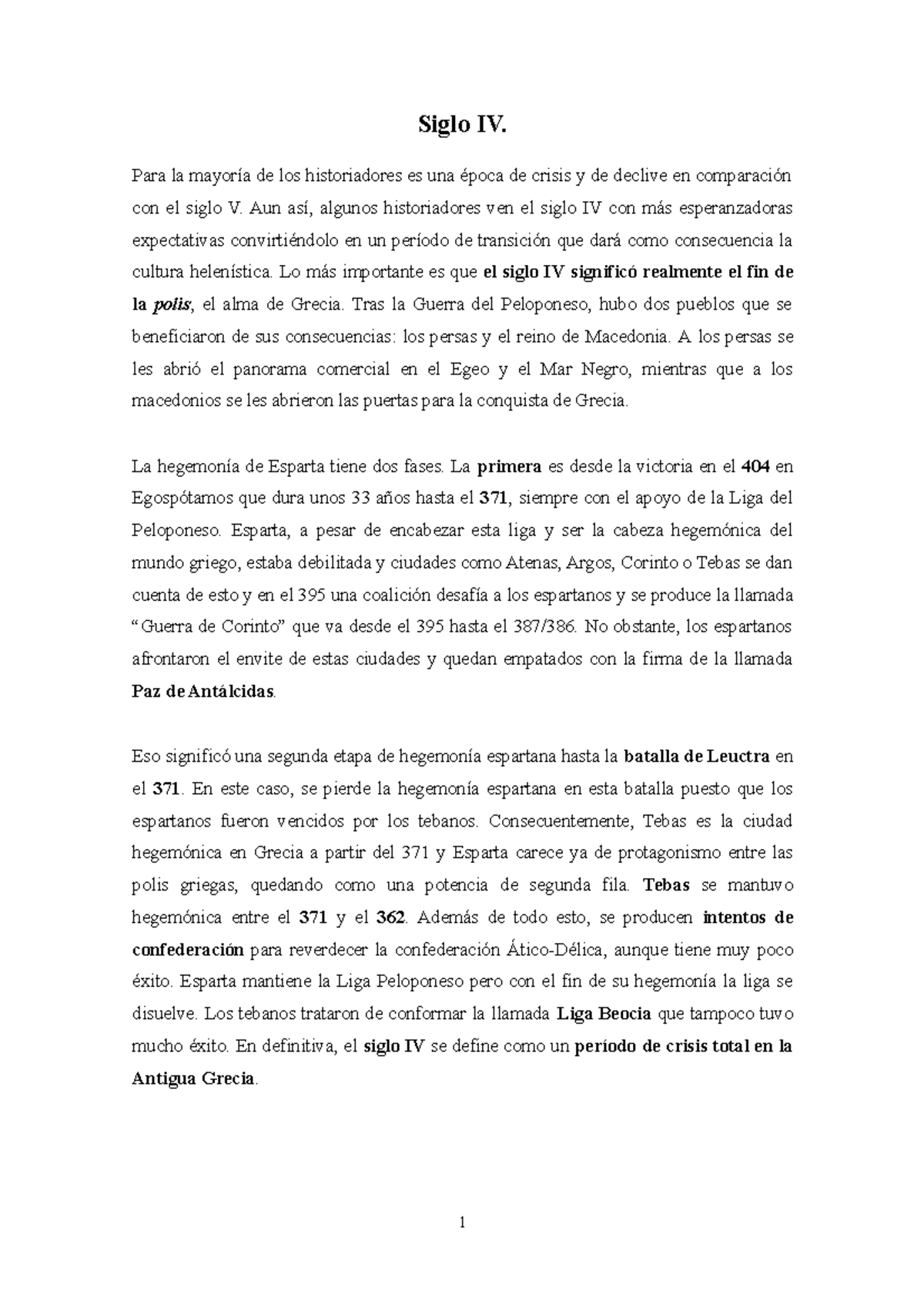 Siglo IV - Historia Antigua. Grecia, Universidad de Córdoba - Siglo IV ...