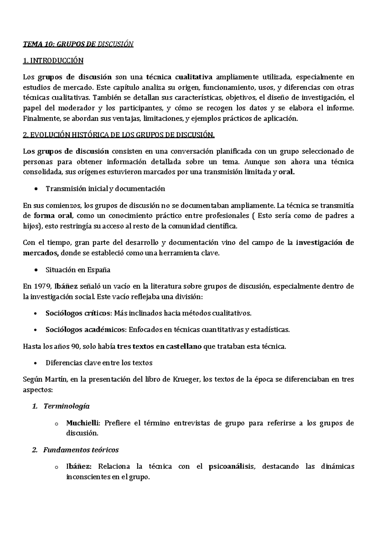 TEMA 10 grupos de discusión - TEMA 10: GRUPOS DE DISCUSIÓN 1 ...
