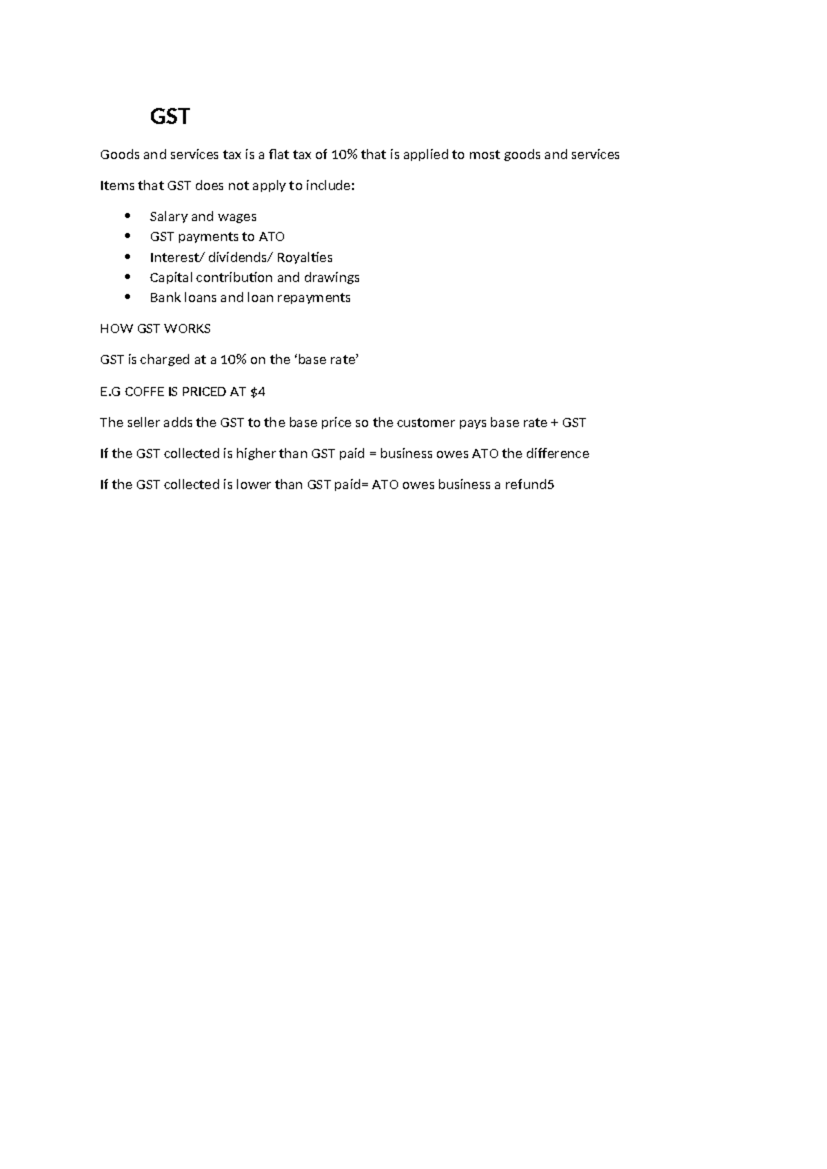 GST - Explains ACCOUNTING GST role - GST Goods and services tax is a ...