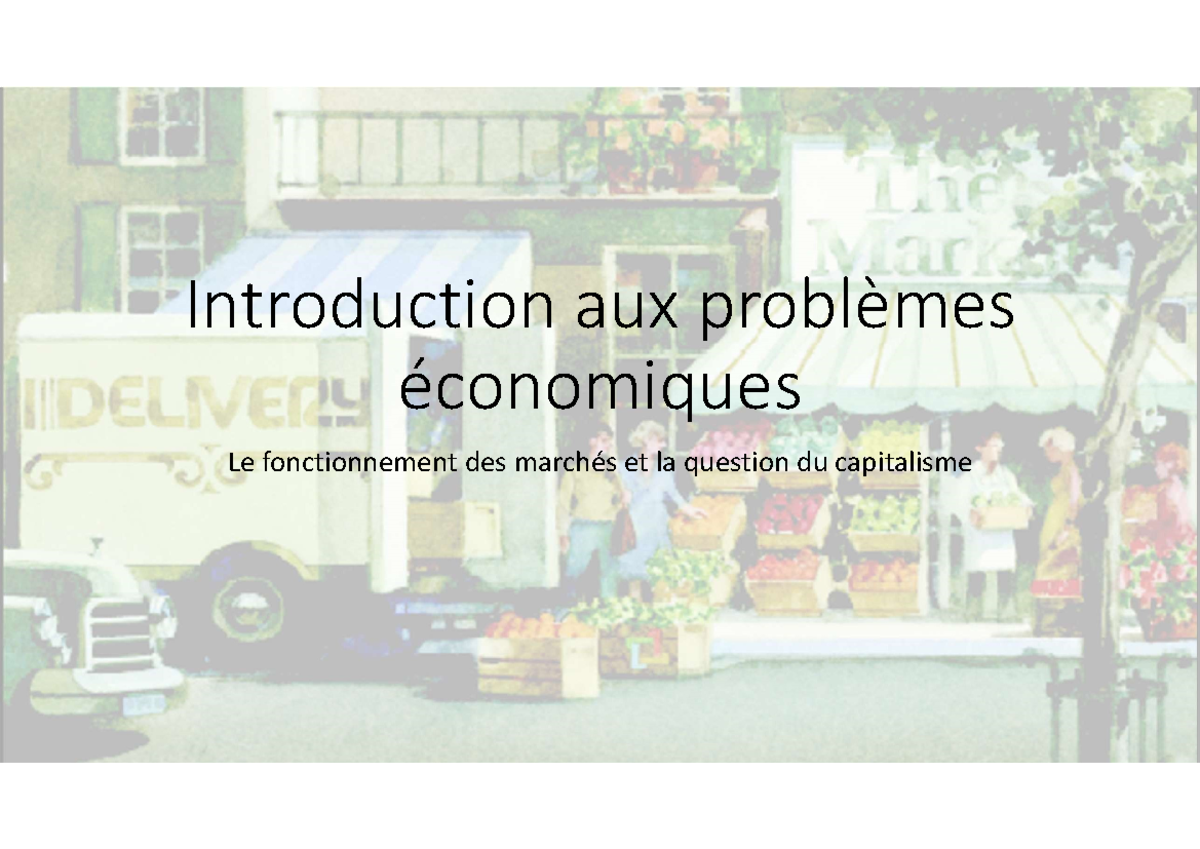 2eme cours - Eco - Résumé Economie - Warning: TT: undefined function: 32 Warning: Popup ...