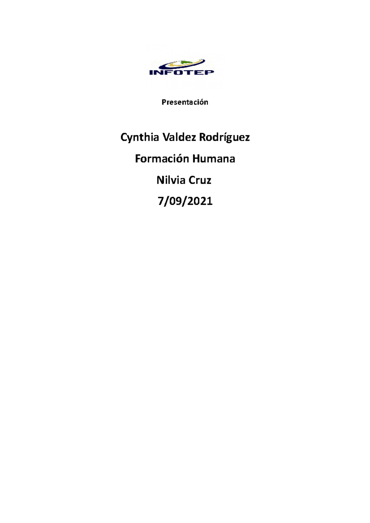 Tarea de infote - Infotecnologia para el aprendizaje - UAPA - Studocu