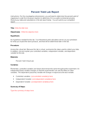 Quantization of Energy Virtual Lab Report - Quantization of Energy Lab ...