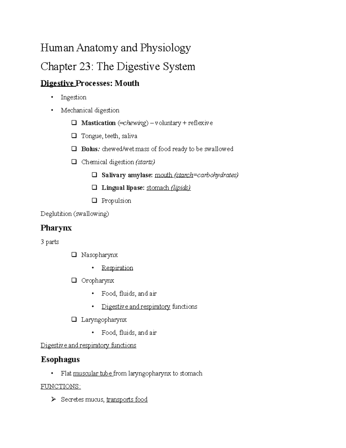 Human Anatomy and Physiology c Hapter 23 PART 2 - Human Anatomy and ...