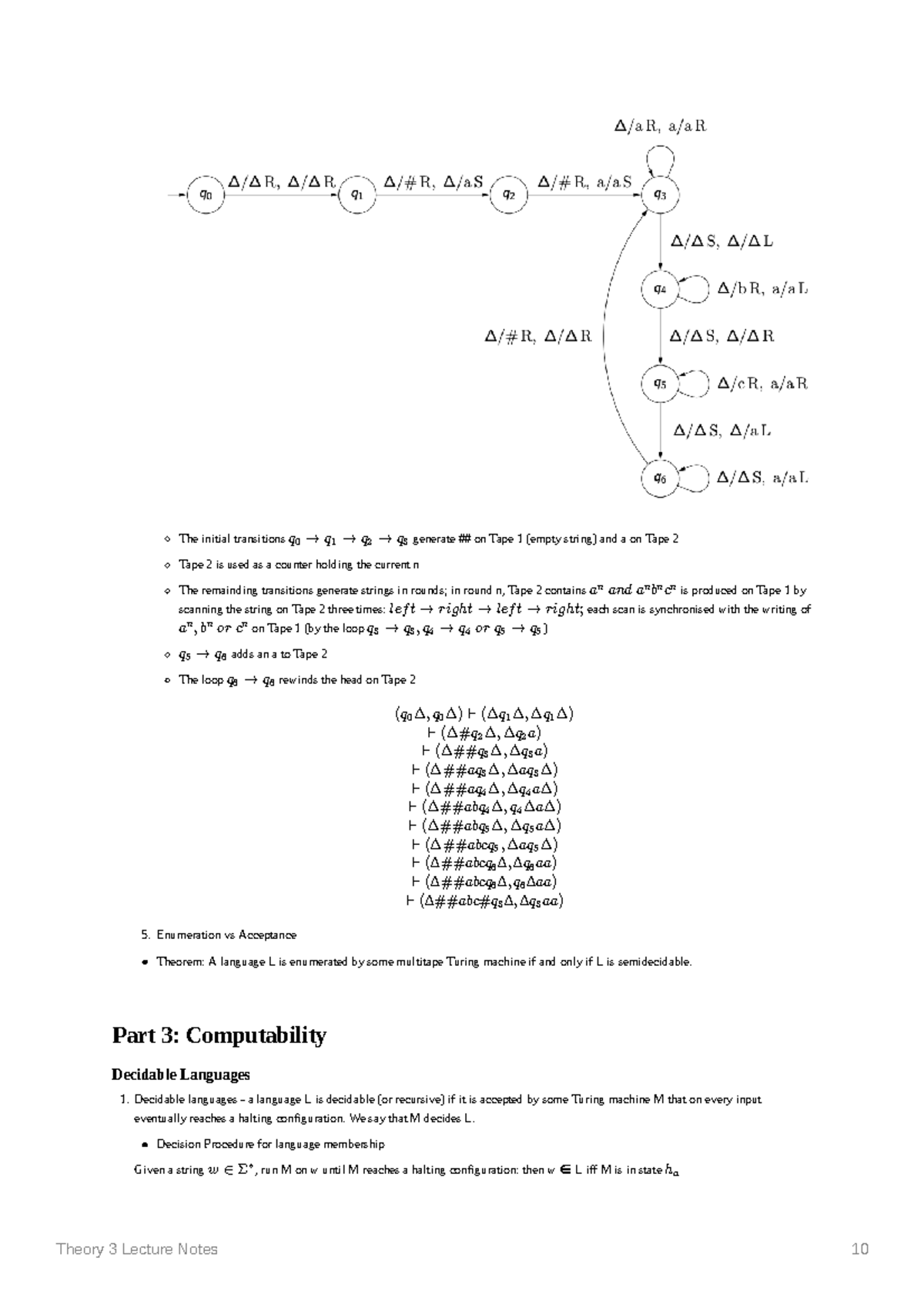 Theory 3 Lecture Notes-part-3 - The initial transitions generate ## on ...