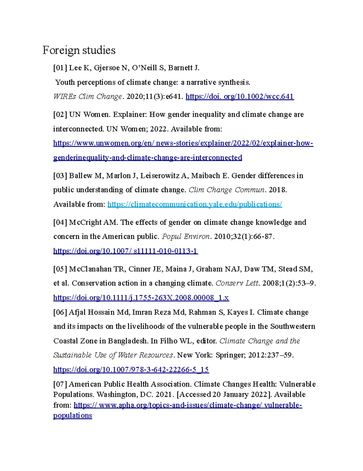 Possible sources 4 RRL - research RRL to use - Foreign studies [01] Lee ...