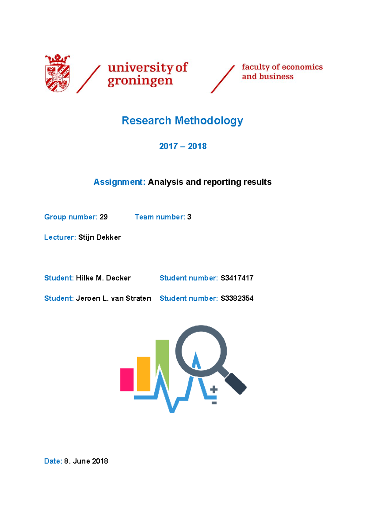 Assignment 2 Research Methodology - Research Methodology 2017 – 2018 ...