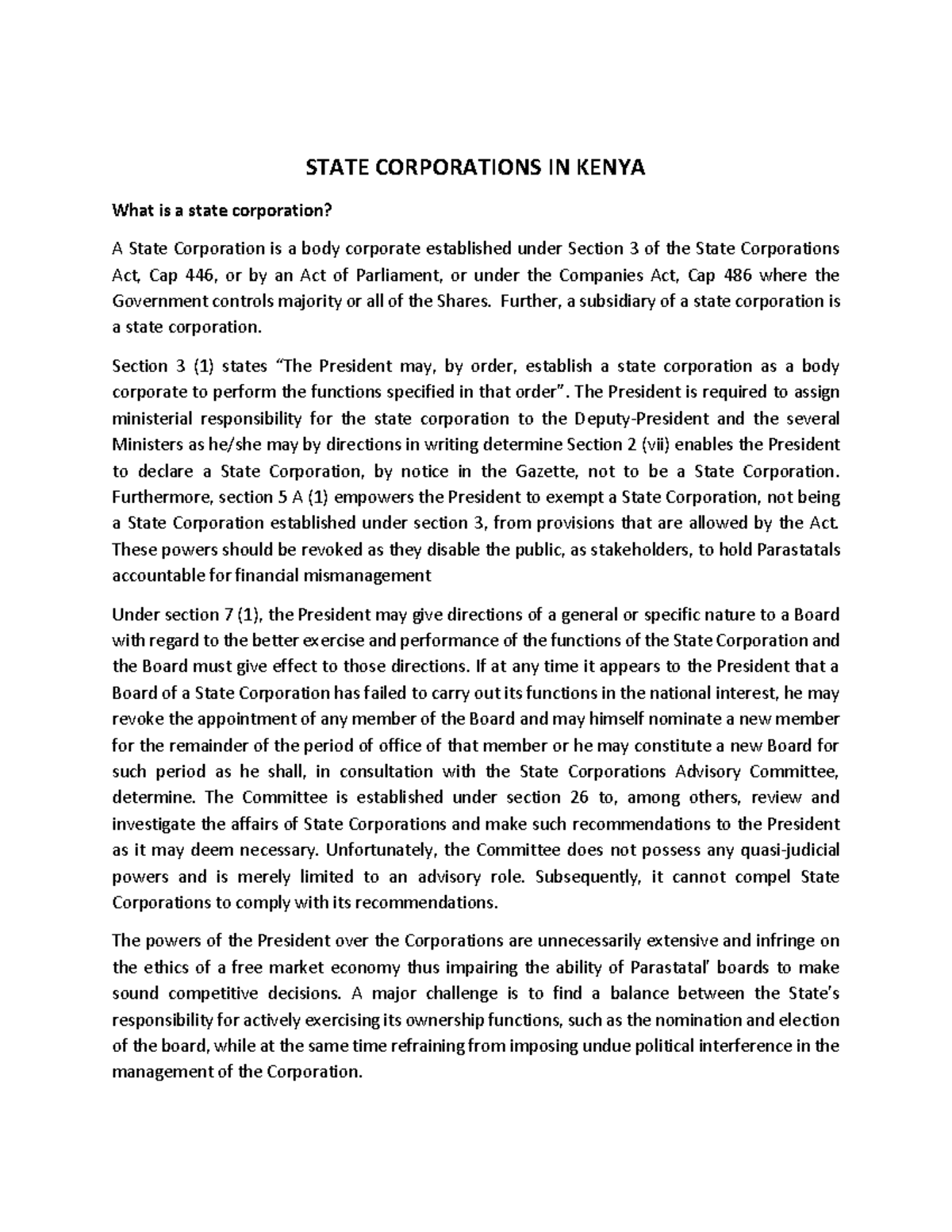 State corporation-converted-1 - STATE CORPORATIONS IN KENYA What is a ...