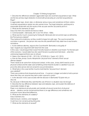 Chapter 5 crim - Weekly homework from the book - Explain the concept of ...