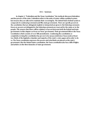 Key terms chapter 1 POLS 2305 - Imani Walters One Republic- A Divided ...
