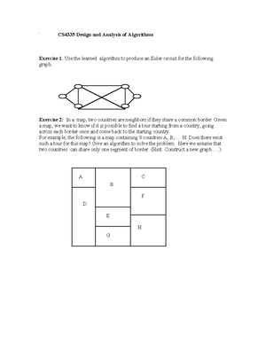 Design and Analysis of Algorithms - CS4335 - CityU - Studocu