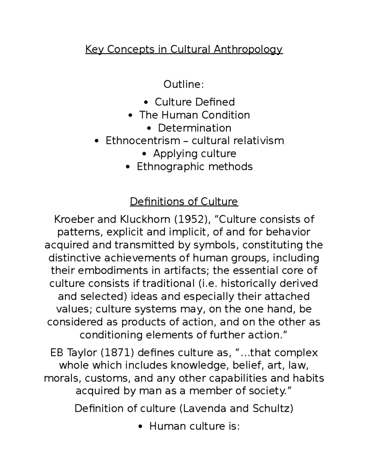 Key Concepts in Cultural Anthropology - Key Concepts in Cultural ...