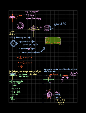 Calc 2 - final notes - Y" + ay = 0,y(0) = 3, n'(0): -6 Find the real ...