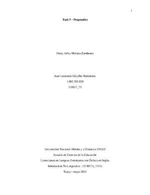 Activity Guide and Evaluation Rubric - Unit 1 - Task 3 - The nature of ...