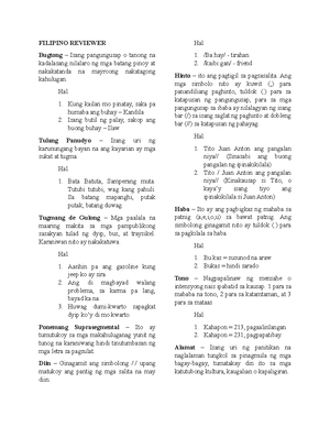 Q4 Filipino 8 Module 6 - Filipino Ikaapat na Markahan Sariling Linangin ...