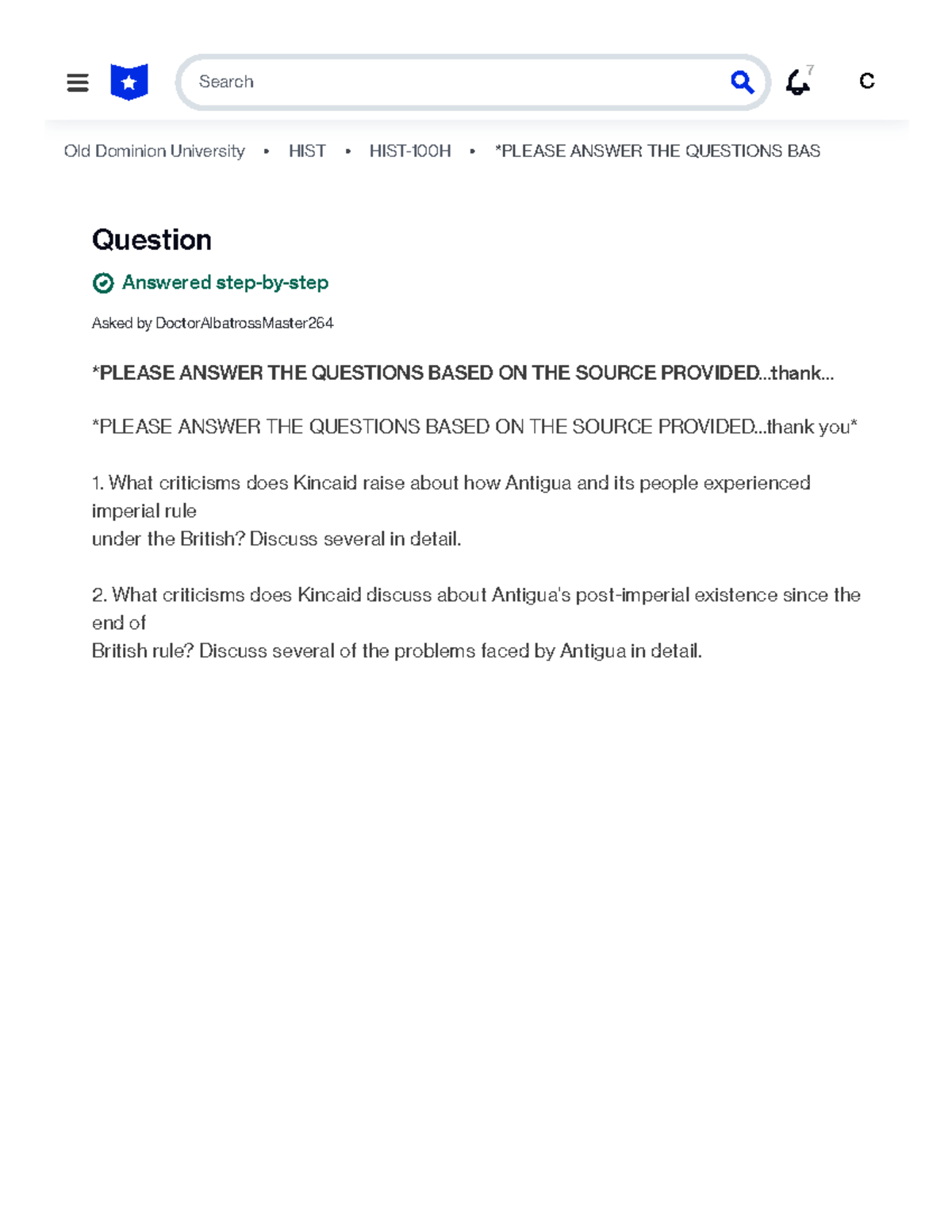 [Solved] Please Answer THE Questions Based ON THE Source Provided ...