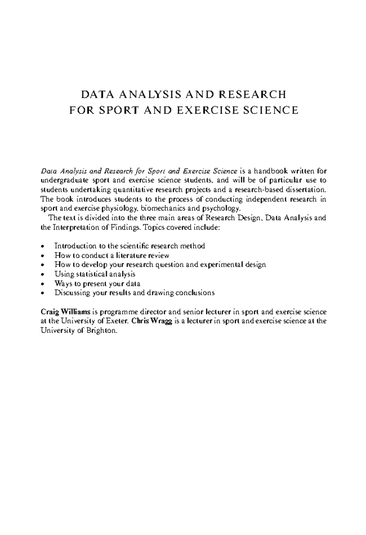 Data Analysis what to write more - Advanced Data Analysis - Indian ...