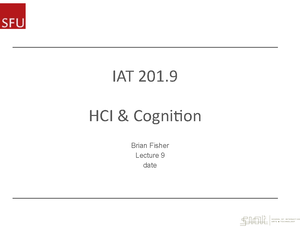 IAT201 Sections DDA 2 - Appendix A - Simon Fraser University – SIAT IAT ...